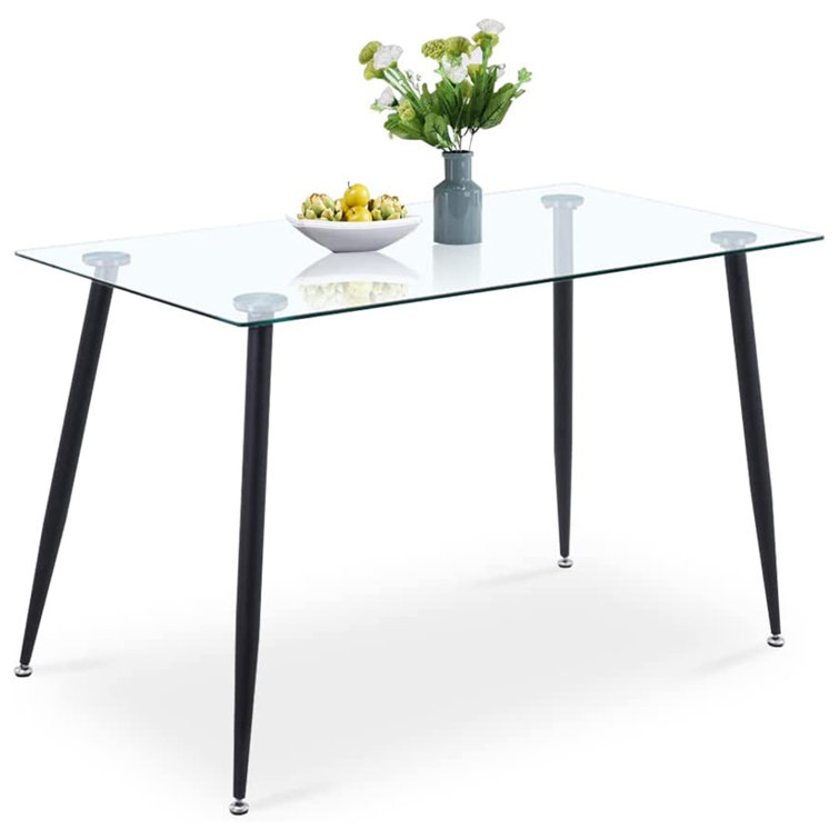 George Oliver Zena Rectangular 120Cm L x 70Cm W Dining Table | Wayfair.co.uk